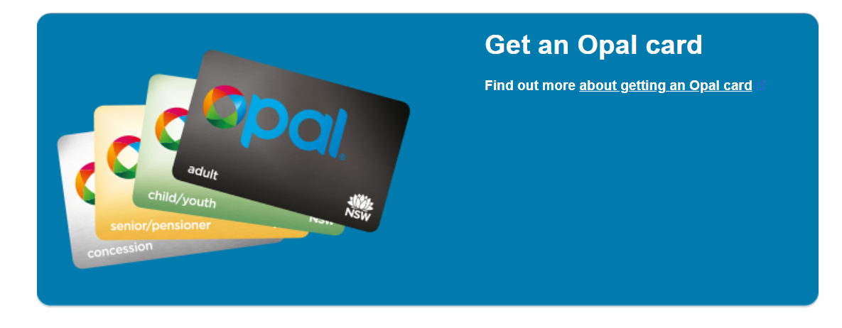 Opal Cardをゲットしたい | Aussie steps