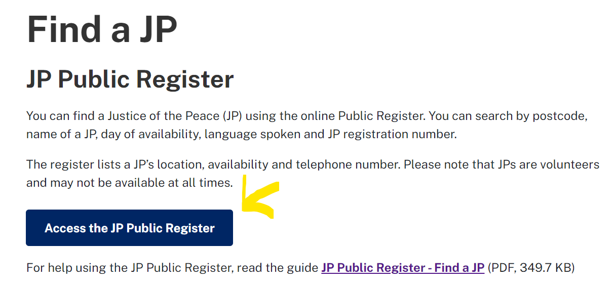 JP (Justices of Peace)ってなに？ | Aussie steps